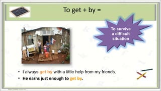 Jr. as1 unit 3 a vocabulary_phrases with get | PPT