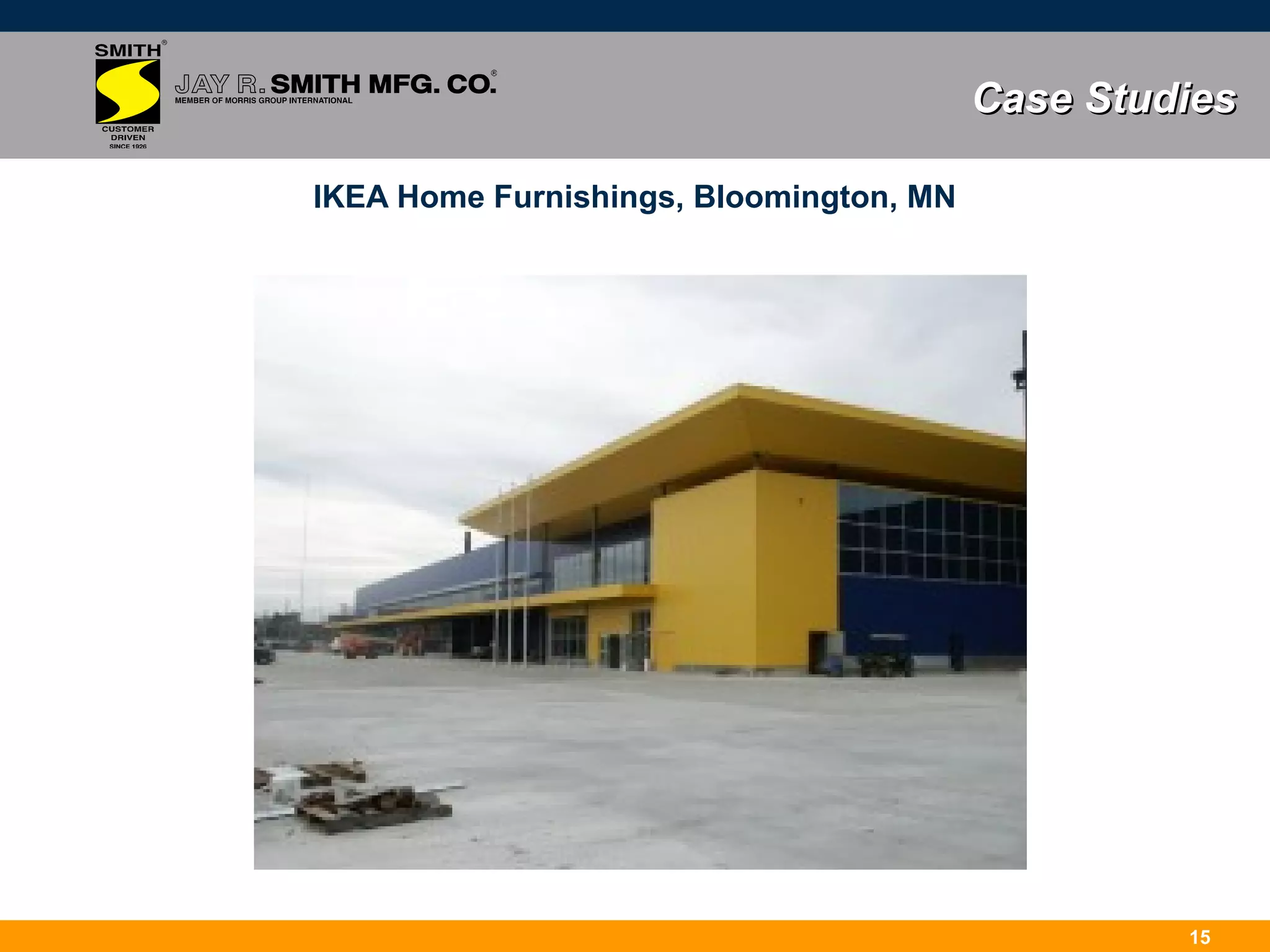 Jay R. Smith Mfg. Co. Full-bore Siphonic Roof Drains | PPT