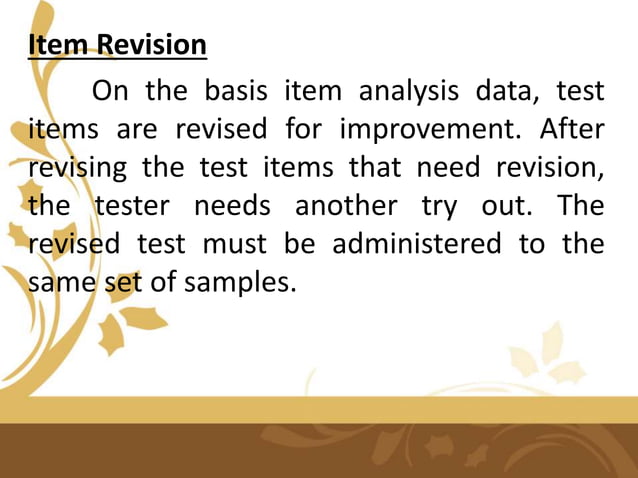 Jr guzman-item-analysis | PPT