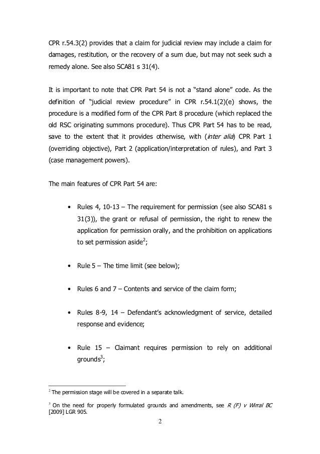 Judicial Review Examples