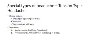 Headache; A Clinical Approach | PPTX