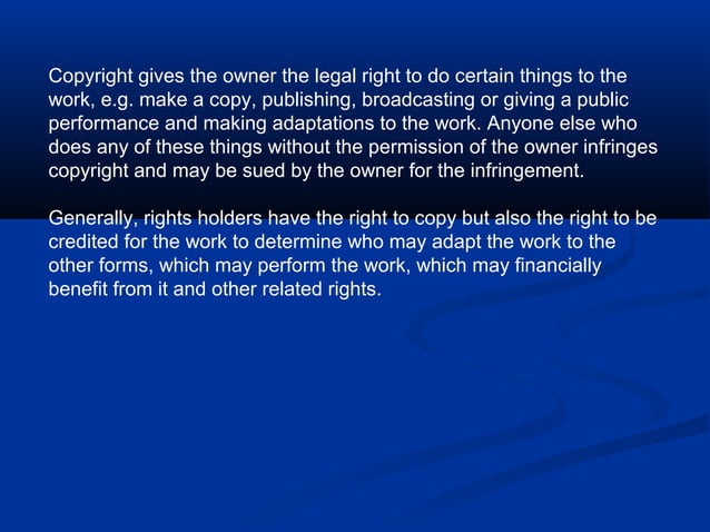 Introduction to Copyright | PPT
