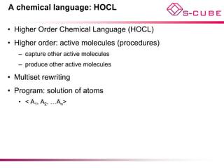 S-CUBE LP: The Chemical Computing model and HOCL Programming | PPT