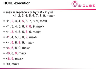 S-CUBE LP: The Chemical Computing model and HOCL Programming | PPT