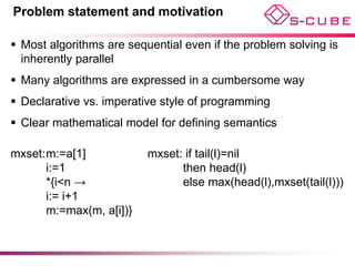 S-CUBE LP: The Chemical Computing model and HOCL Programming | PPT