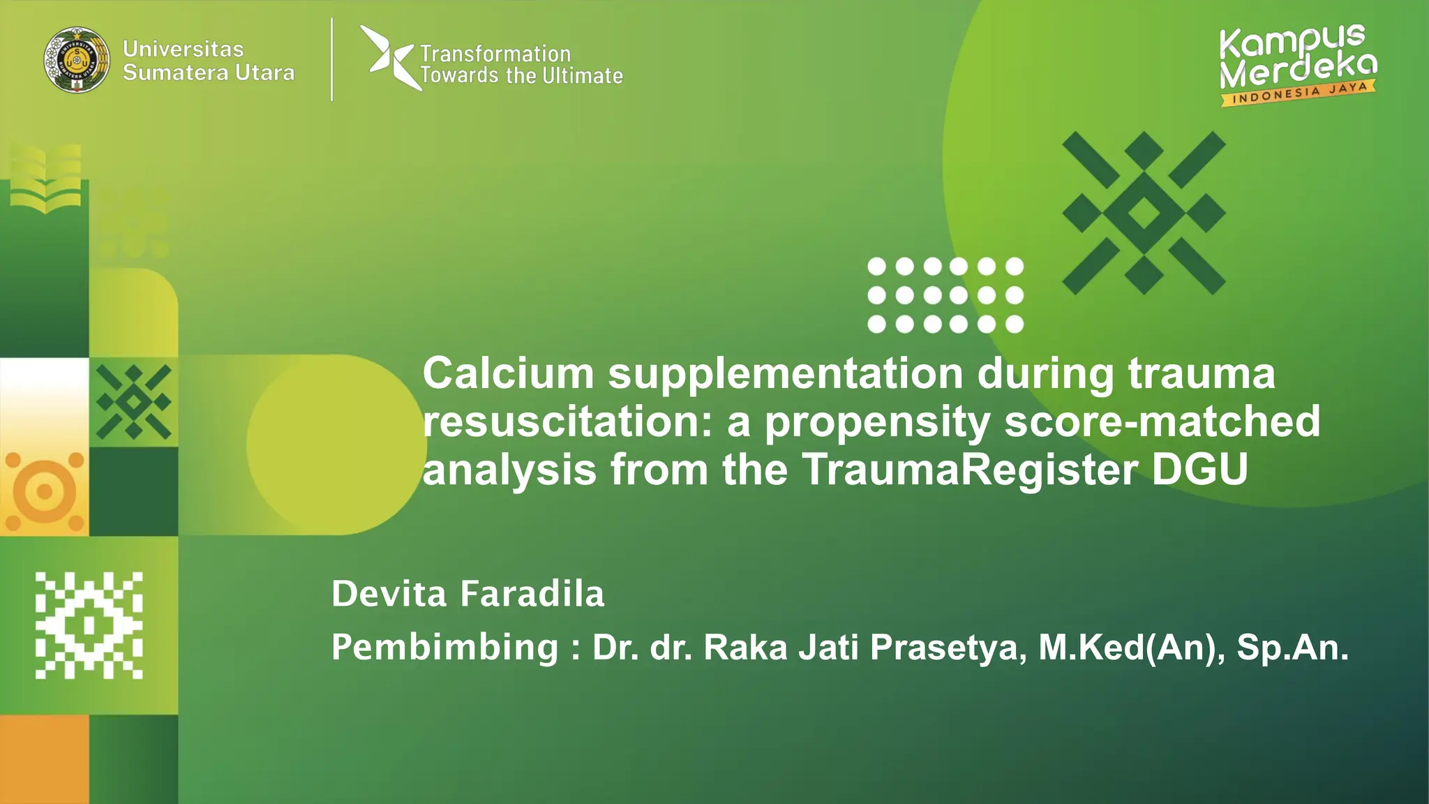 Calcium supplementation during trauma resuscitation | PPTX