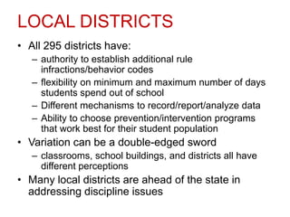 Transforming School Discipline - Closing the School to Prison Pipeline ...