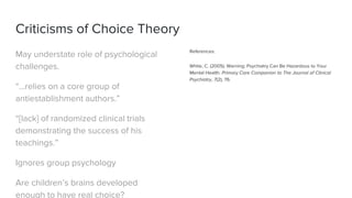 Choice theory | PPTX
