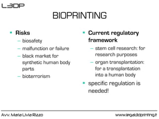 3D Printing ih healthcare: regulatory issues in the future of medicine ...