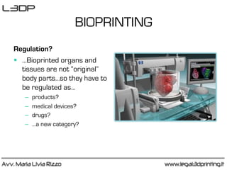 3D Printing ih healthcare: regulatory issues in the future of medicine ...