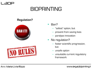 3D Printing ih healthcare: regulatory issues in the future of medicine ...