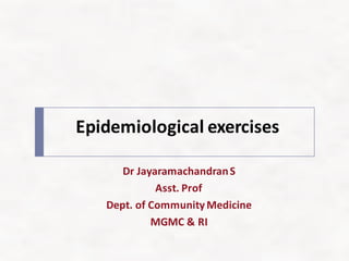 Epidemiological Exercises on case control studies | PDF