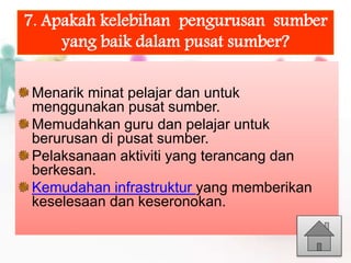 Pengurusan Sumber : Pusat Sumber | PPTX