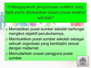 Pengurusan Sumber : Pusat Sumber | PPTX