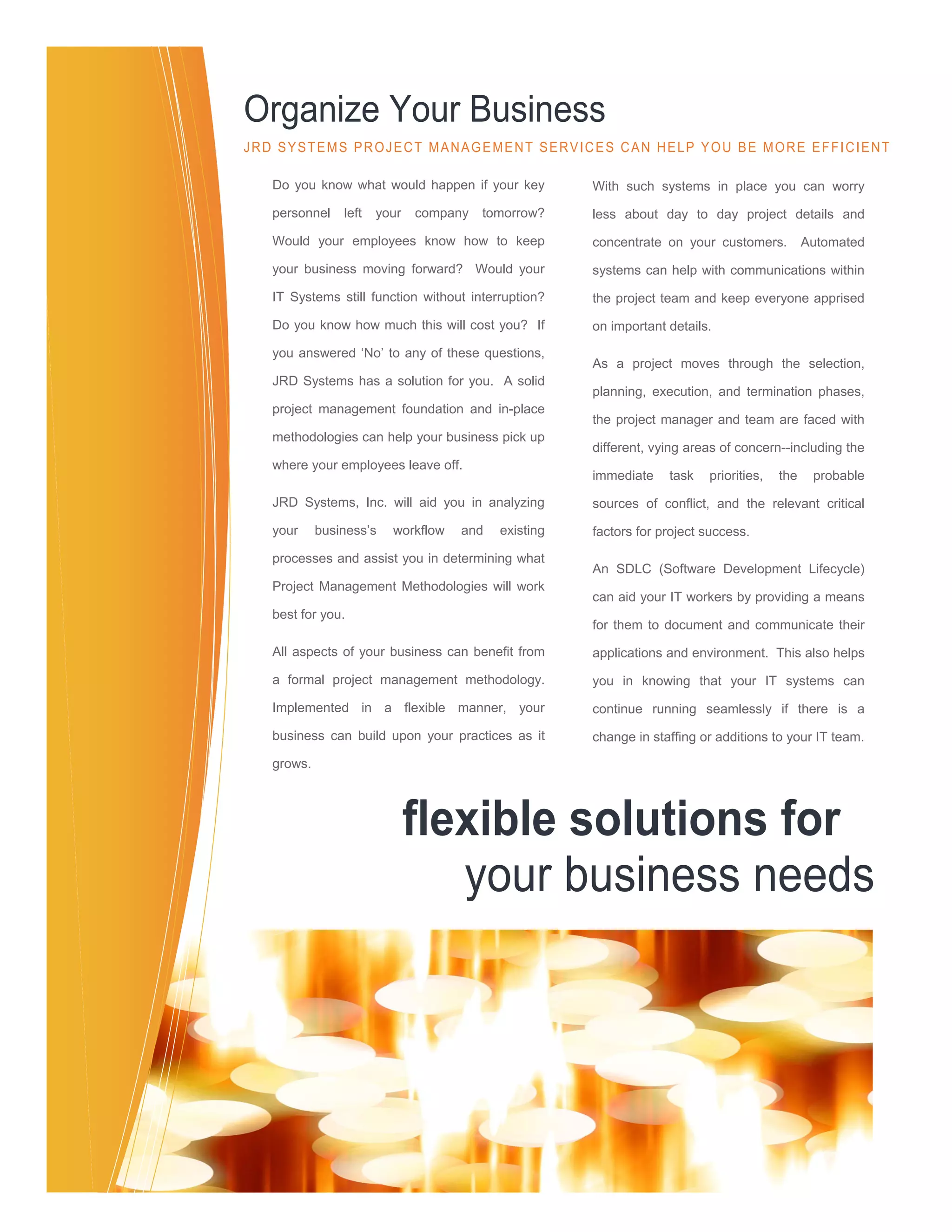 Jrd Project Management Services | PDF