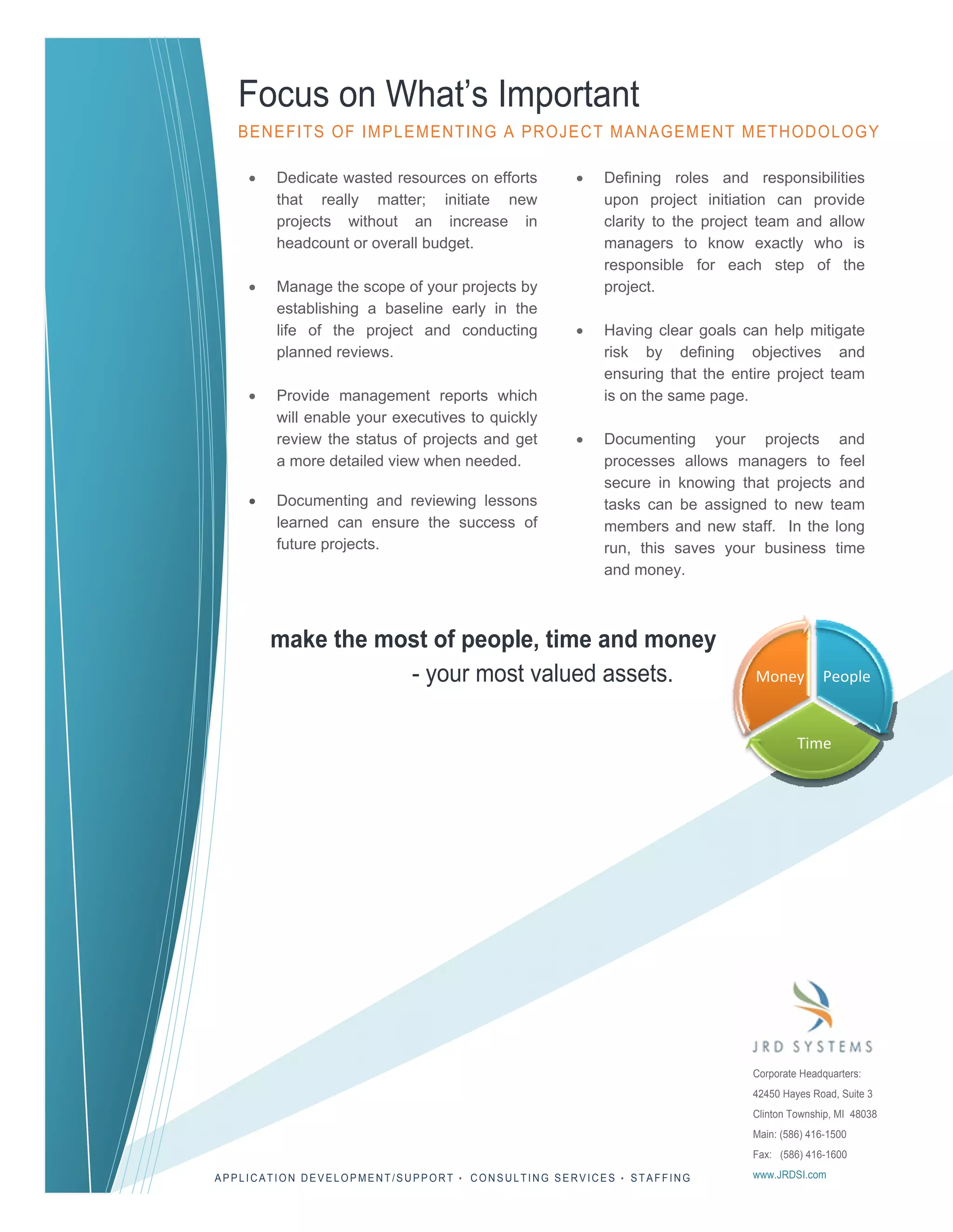 Jrd Project Management Services | PDF