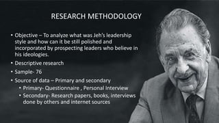 Jrd tata strategic leader | PPTX