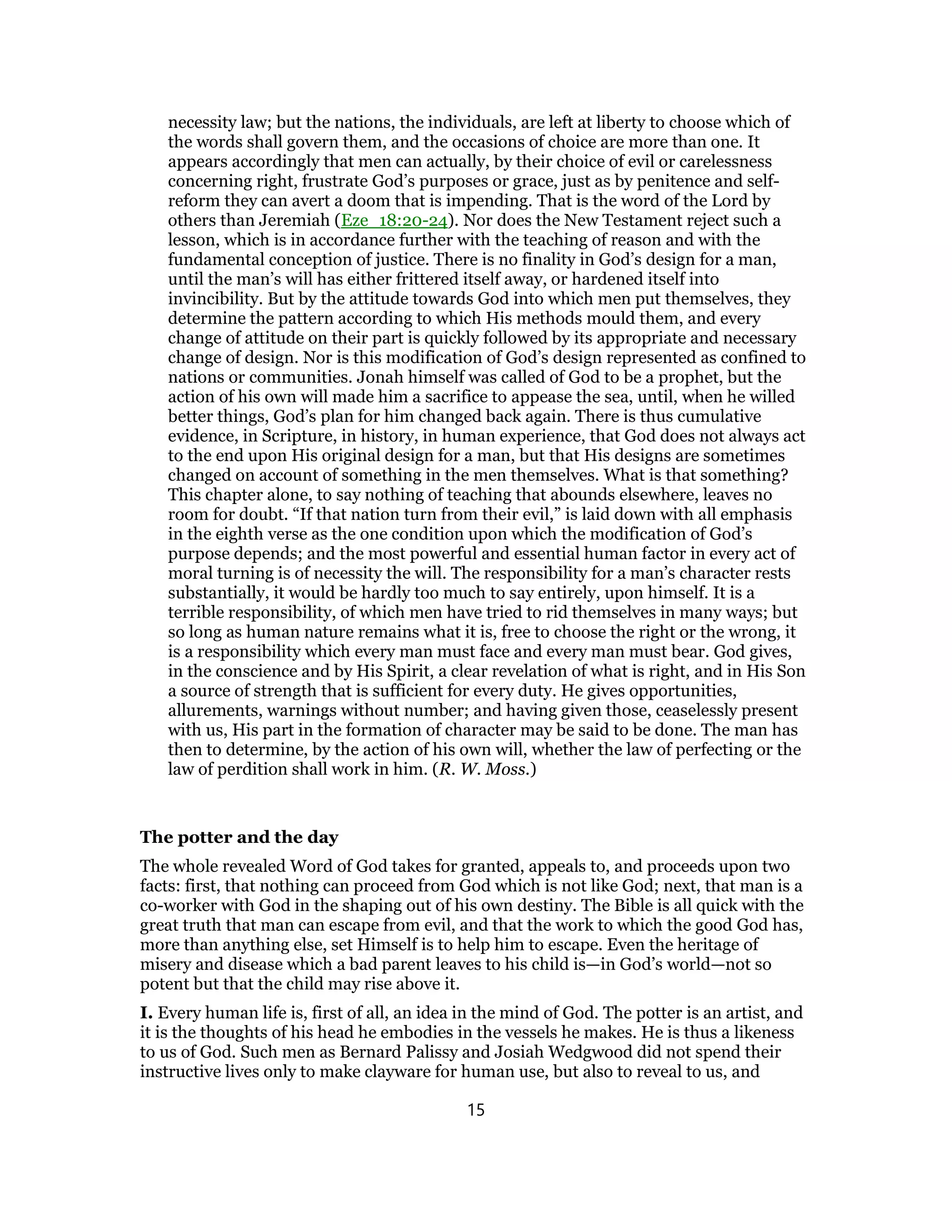 JEREMIAH 18 COMMENTARY | PDF