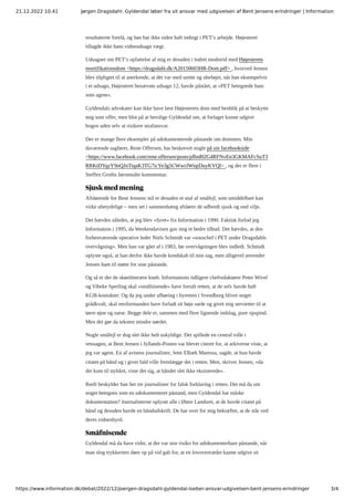 Jørgen Dragsdahl_ Gyldendal løber fra sit ansvar med udgivelsen af Bent Jensens erindringer ...