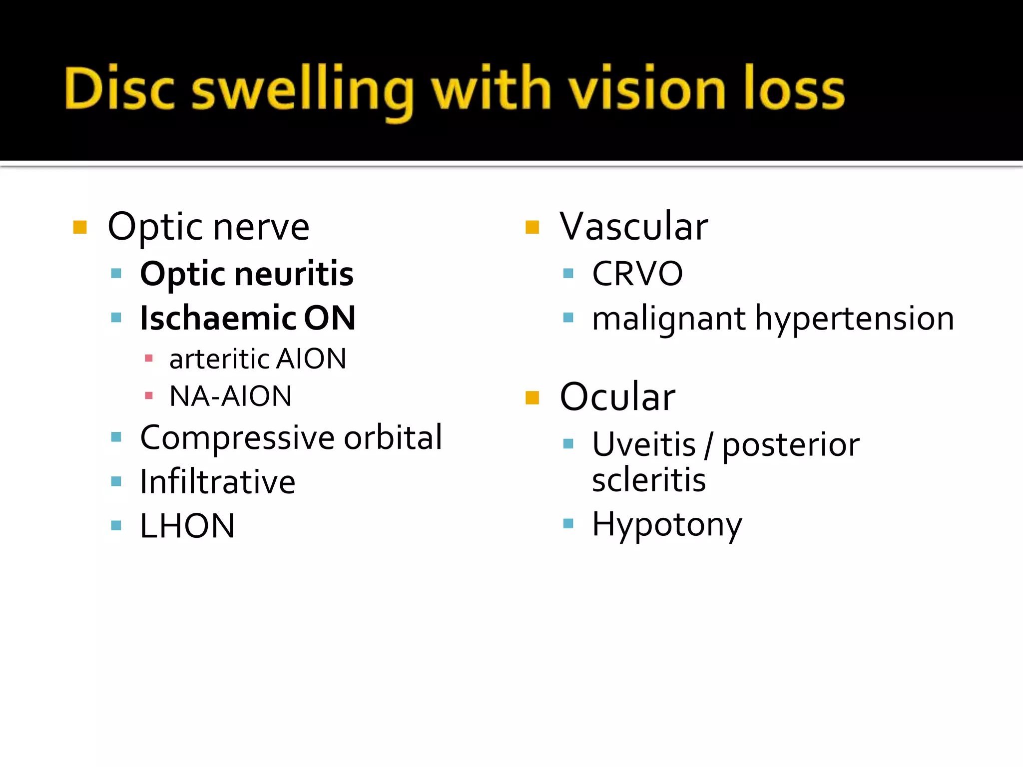 Elevated optic discs - Are they ever benign? | PPTX | Eye and Vision ...