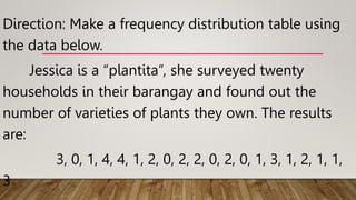 Jrhighppt.ppt about frequency distribution | PPTX