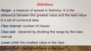 Jrhighppt.ppt about frequency distribution | PPTX