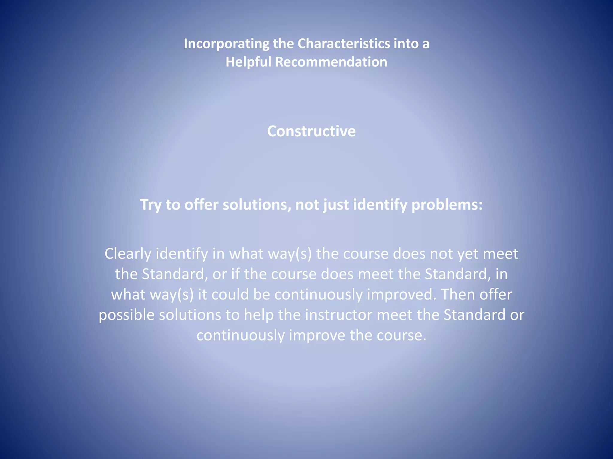 J richards writing helpful recommendations | PPTX | Educational Assessment | Education