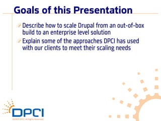 Jeff Rigby on Scaling Drupal in the Enterprise | PPT
