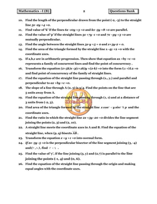 Maths IB Important | PDF