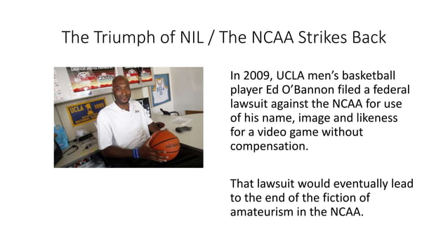 JRN 589 - The Triumph of NIL / The NCAA Strikes Back | PPT