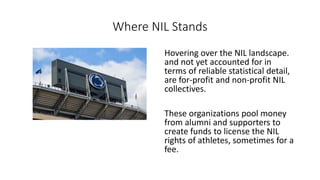 JRN 589 - Where NIL Stands | PPTX