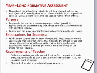 Janelle Roberts Capstone: Bioethics | PPTX | Genetics | Science