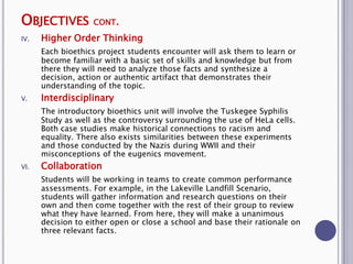 Janelle Roberts Capstone: Bioethics | PPTX | Genetics | Science