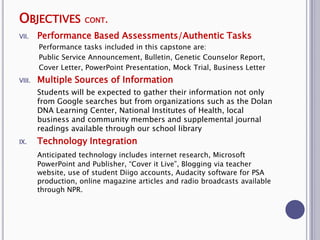 Janelle Roberts Capstone: Bioethics | PPTX | Genetics | Science