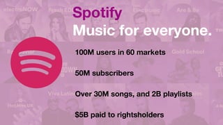 Spotify Machine Learning Solution for Music Discovery | PPT