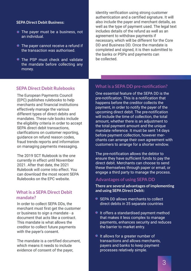 SEPA Direct Debit Guide | PDF | Credit Cards | Personal Debt