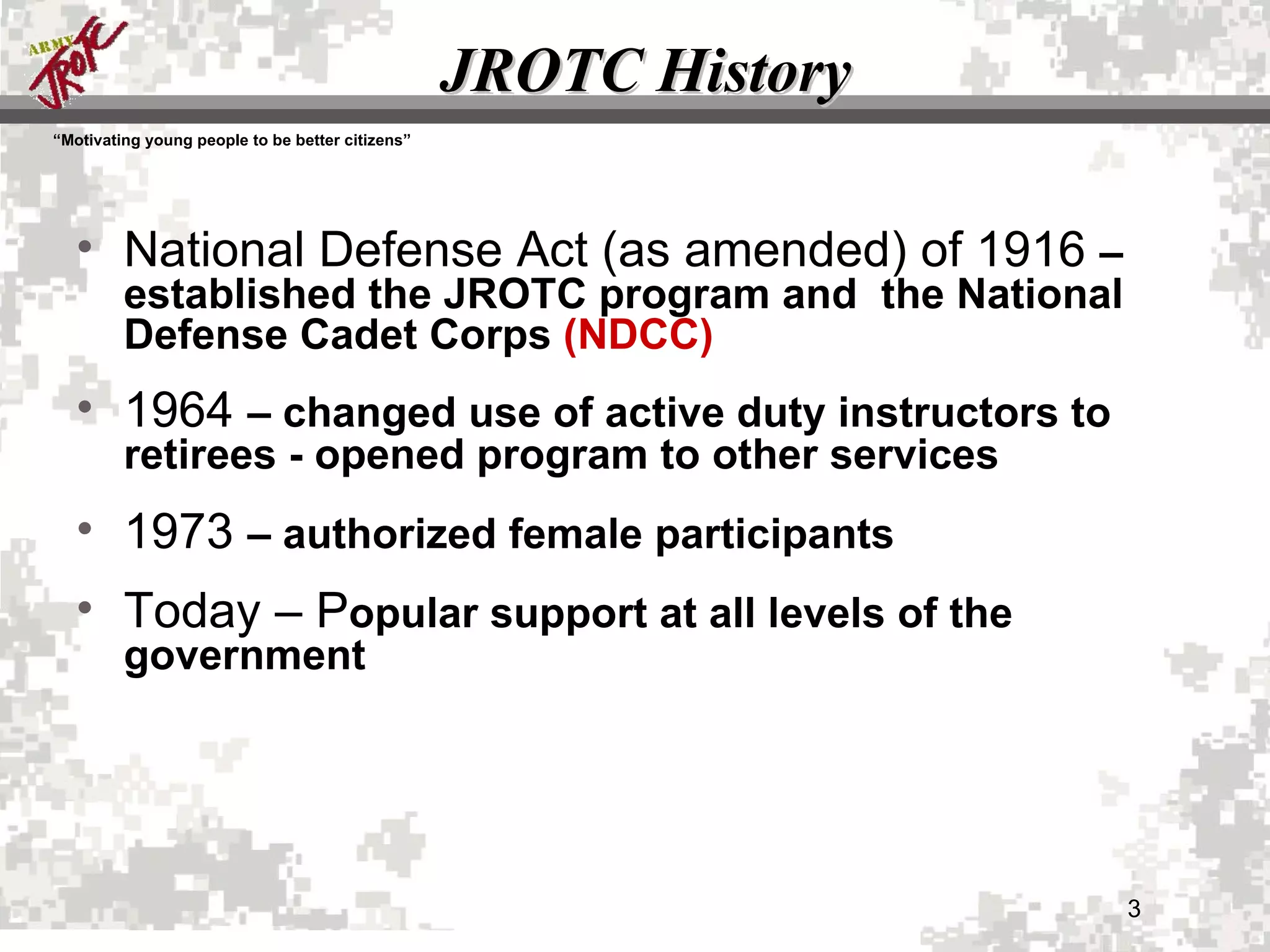 Jrotc Marketing Slides (6 Apr 09) | PPT