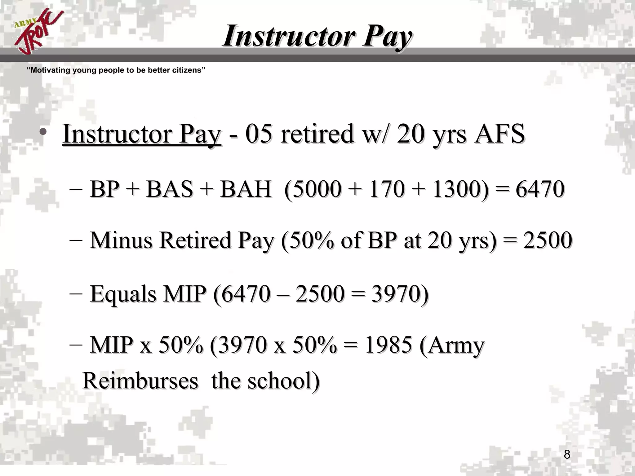 Jrotc Marketing Slides (6 Apr 09) | PPT