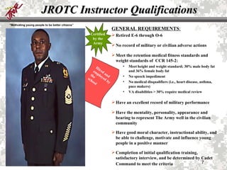 Jrotc Marketing Slides (6 Apr 09) | PPT