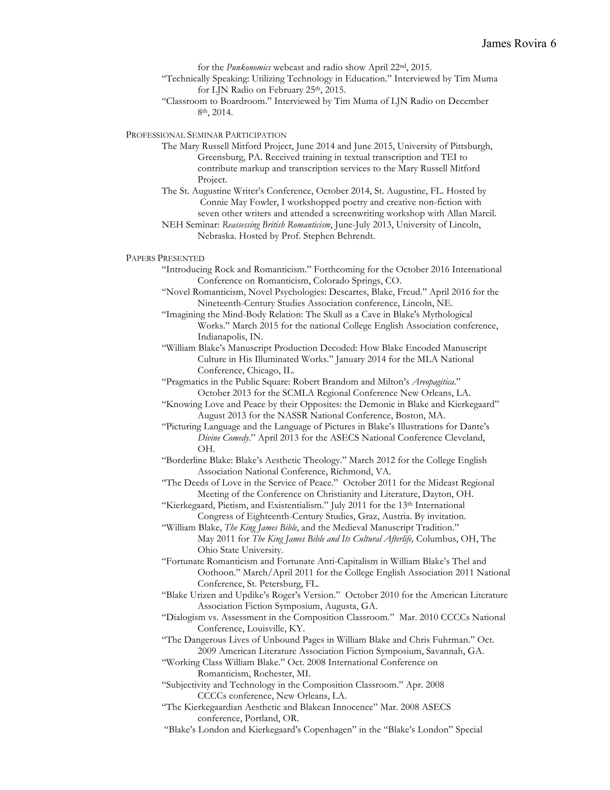 J rovira cvjuly_2016 | PDF