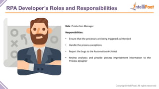 RPA Developer Career Path | PPTX