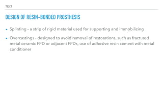 Prosthodontics: Maryland Bridge | PDF
