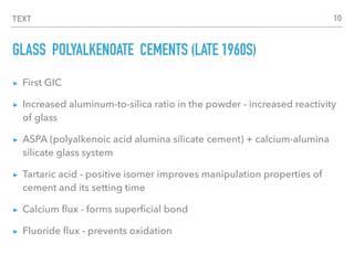 Bio-active Glass-Ionomers | PDF