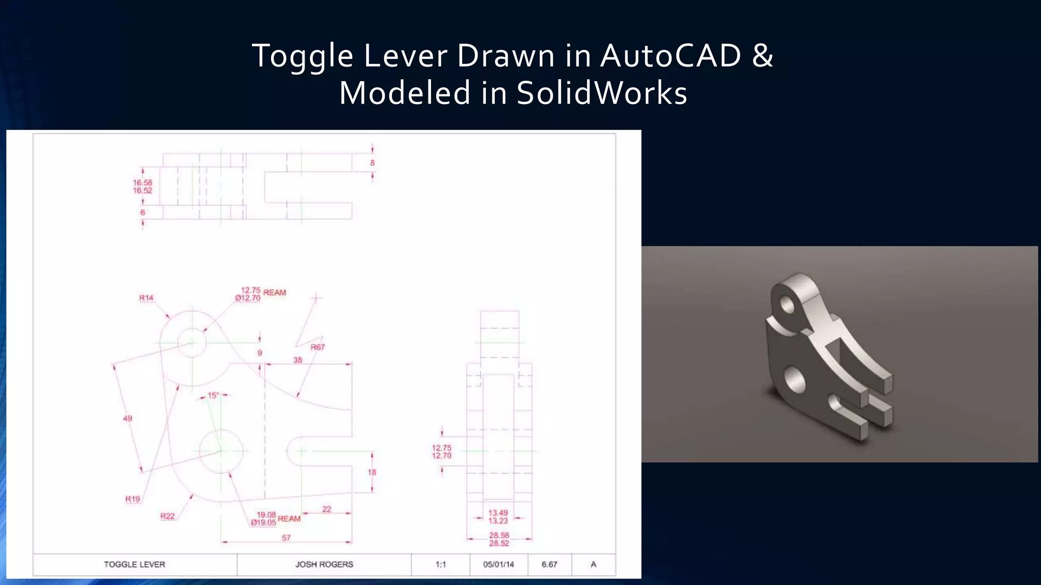 SW & AutoCAD Projects | PPTX