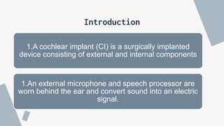 Pre post operative imaging of cochlear implant.pptx