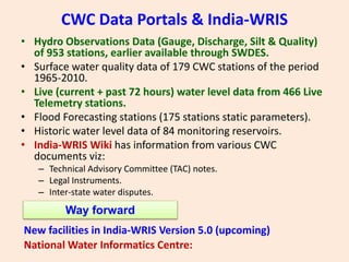 Geospatial data & Web Portals for IWRM:-NRSC Perspective By Dr. J.R ...