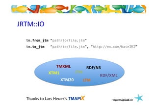 JRuby Topic Maps | PPT | Free Download