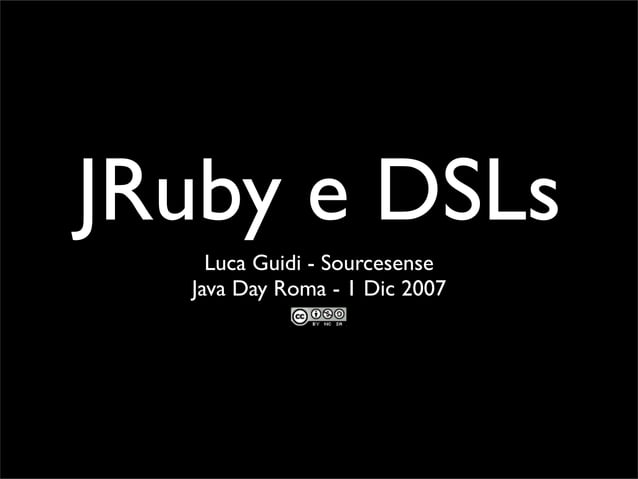 JRuby e DSL | PPT