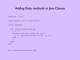 Jruby synergy-of-ruby-and-java | PPT | Free Download