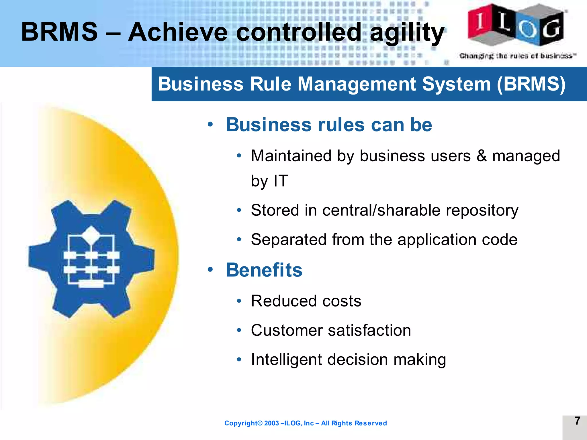 IBM zUniversity 2004 : ILOG JRules on IBM eServer zSeries | PPT